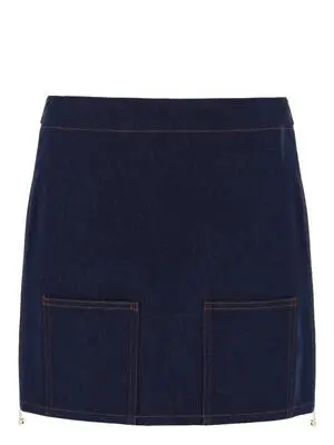Fendi Denim Mini Skirt - Blue