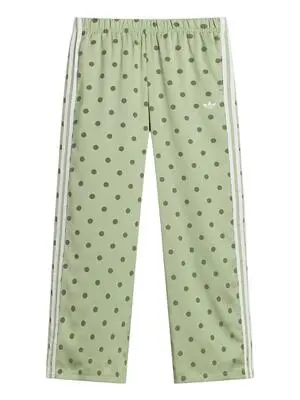 Adidas Satin Polka Dots Wide Leg Pant - Magic Lime