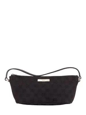 Gucci Gucci Gg Boat Pochette Shoulder Bag In Black Black