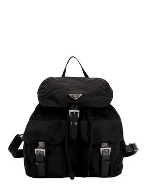 PRADA Prada Tessuto Backpack In Black