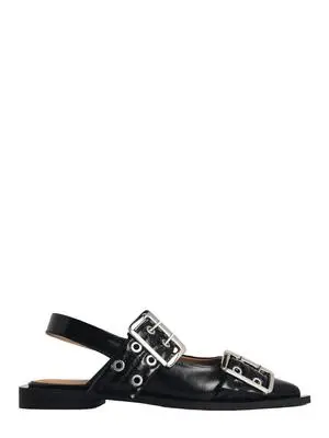GANNI Ballet Flats - Black