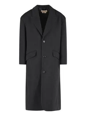 Marni Virgin Wool Coat - Black