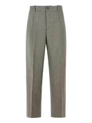 GOLDEN GOOSE Virgin Wool Trousers - Gray