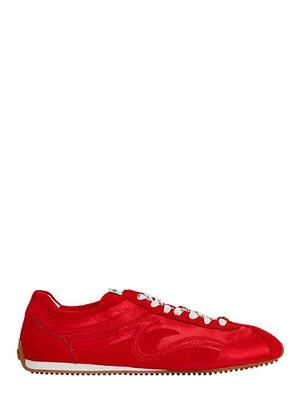 Sandro Wave Woven Trainers - Red