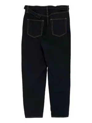 Sacai Belted Tapered Jeans - Blue