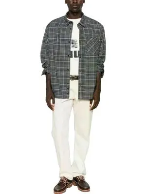 Carhartt Work In Progress Check-pattern Cotton Shirt - Blue