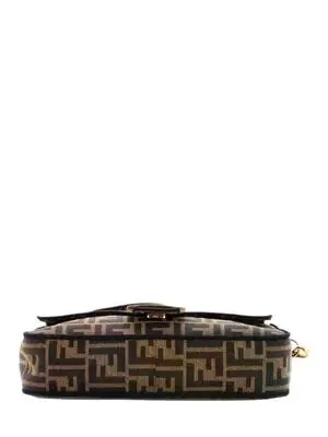 Fendi Baguette Nm Bag Zucca Canvas Medium Shoulder Bag - Brown