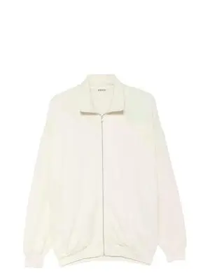 Auralee Auralee Cotton Zip-Up Sweater Neutrals