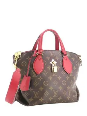 LOUIS VUITTON Flower Zipped Monogram Tote - Brown