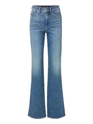 Veronica Beard Crosbie Wide-leg Jeans Blue