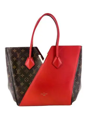 LOUIS VUITTON LOUIS VUITTON Kimono Monogram Canvas And Leather Tote Bag Red
