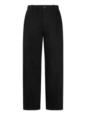 STUDIO TOMBOY Drawstring Tailored Trousers - Black
