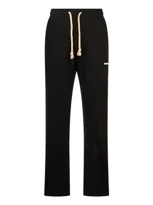 BARROW Logo-print Rope-drawstring Track Pants - Black