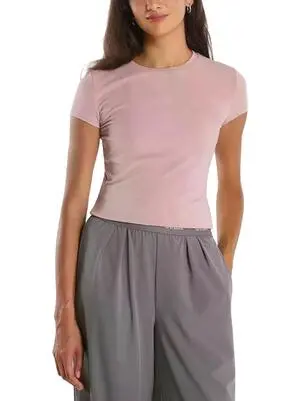 Guess Logo-embroidered T-shirt - Pink