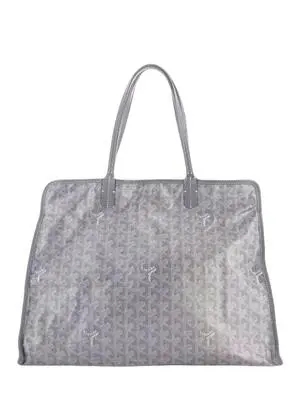 Goyard Hardy Pet Carrier Coated Canvas Pm Shoulder Bag - Grey