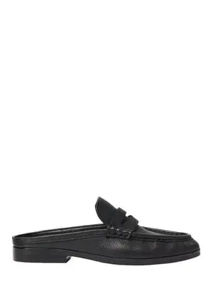 Simkhai SIMKHAI Dean Pebbled Leather Mules Black