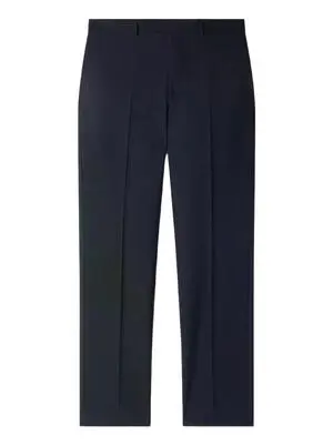 Sandro Virgin Wool Tailored Trousers - Blue
