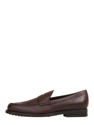 TOD'S TOD'S Grainy Leather Gommino Loafers
