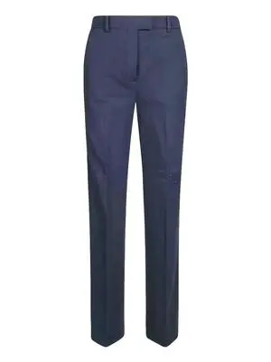 CIRCOLO 1901 Pressed-crease Tailored Trousers - Blue