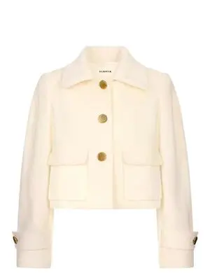 P.a.r.o.s.h Button-up Cropped Jacket - Neutrals