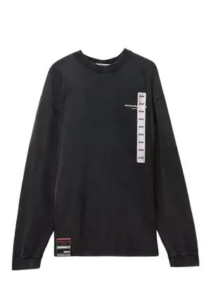 Alexander Wang Graphic Long-sleeve T-shirt - Black