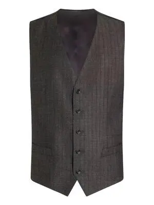 DOLCE & GABBANA Dolce & Gabbana Pinstripe Wool Vest