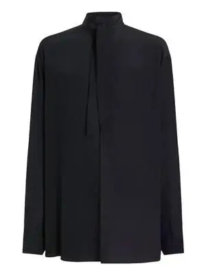 Dolce & Gabbana Crêpe De Chine Shirt - Blue