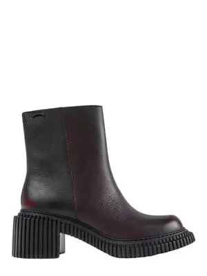 Camper Pix London Ankle Boots - Red