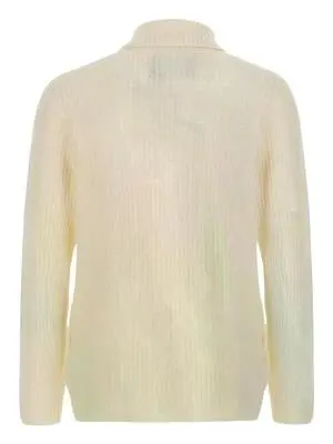 Tagliatore Ribbed-knit Zip-up Cardigan - Neutrals