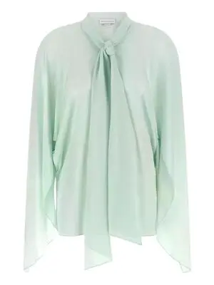 STELLA MCCARTNEY Stella McCartney Tie-Neck Silk Shirt