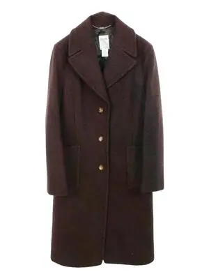 Celine Chesterfield Button-down Coat - Red