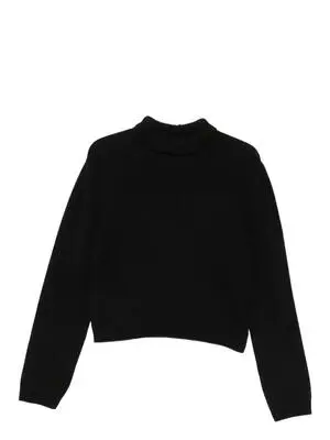 RÓHE Statement-shoulder Turtleneck Sweater - Black