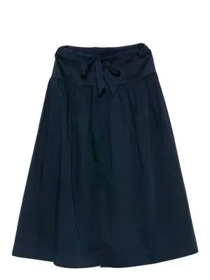 DAMSON MADDER Josie Smocked Skirt - Blue