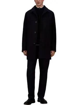HERNO Herno Diagonal-Wool-Fabric Coat
