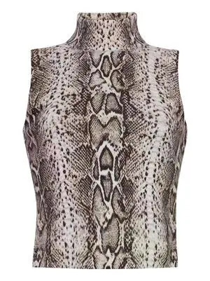 Cara Cara Dean Animal-print Top - Neutrals