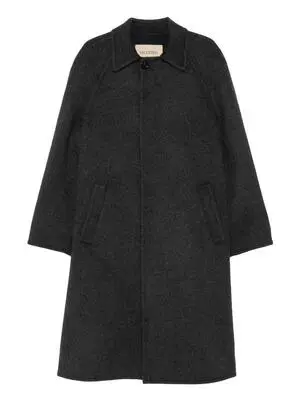 Valentino Garavani Single-breasted Coat - Grey