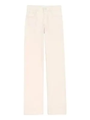 AMI Paris Cotton Large Fit Jeans - Neutrals