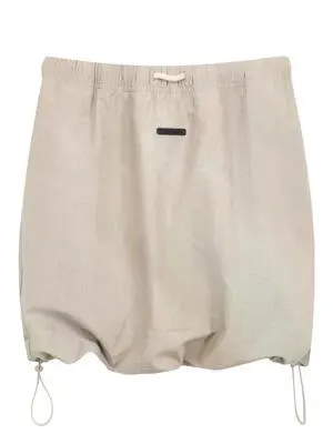 Fear Of God Drawstring-hem Micro Skirt - Neutrals