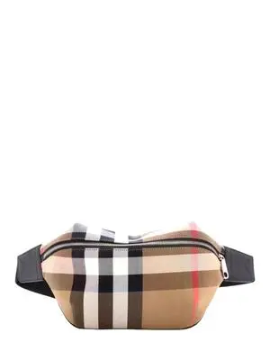Burberry Sonny House Check Canvas Belt Bag - Brown