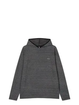 STUDIO TOMBOY Striped Hoodie - Grey