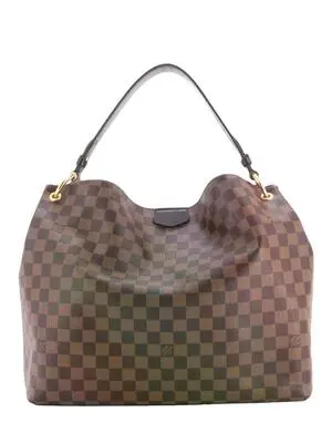 LOUIS VUITTON Graceful Damier Mm Hobo Bag - Brown
