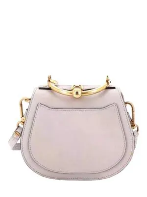 Chloé Nile Leather Small Crossbody Bag - Grey