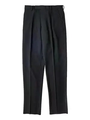 WACKO MARIA Pleated Button-pocket Trousers - Black