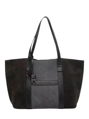 Hogan Script Medium Shopping Bag - Brown