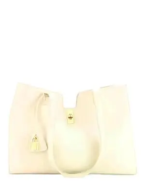 Celine Smooth Calfskin Cabas 16 Tote - Neutrals