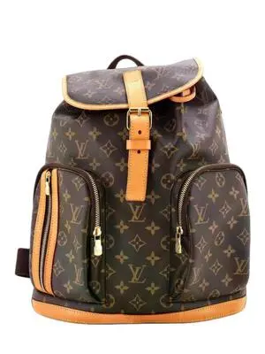 LOUIS VUITTON Bosphore Monogram Canvas Backpack - Brown