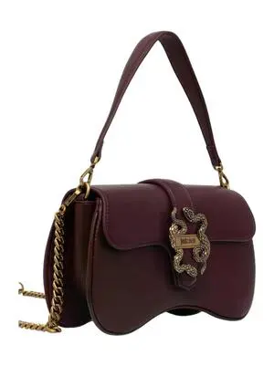 Just Cavalli Iconic Snakes Shoulder Bag - Red