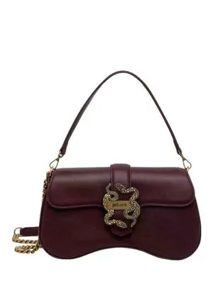 Just Cavalli Iconic Snakes Shoulder Bag - Red