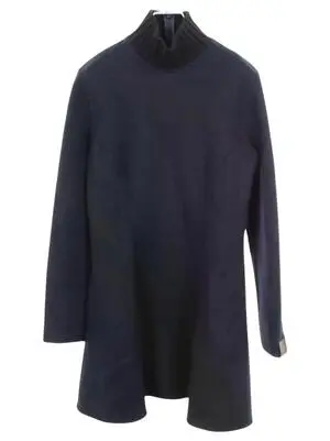 LOUIS VUITTON High-neck Long-sleeve Mini Dress - Blue