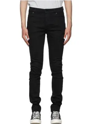Ksubi Logo-patch Skinny Jeans - Black